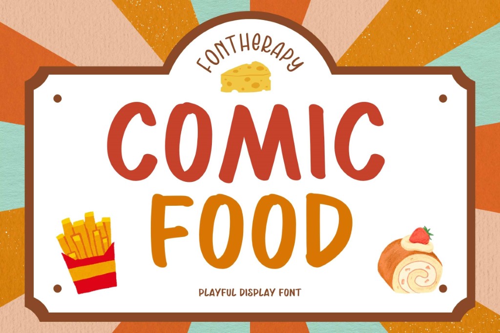 Comic Food - Primefont.com